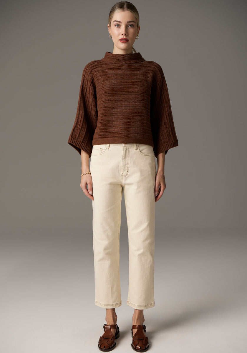 POL Daily Boxy Knit - Toffee – Alabaster Store