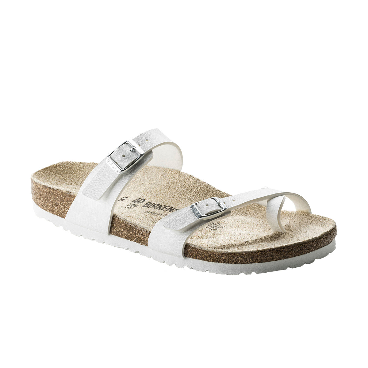 Birkenstock Mayari White Birk-Flor - Regular – Alabaster Store